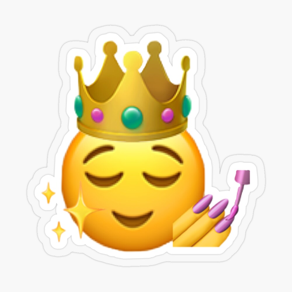 Queen Emoji Wallpapers 2027 Glitter Chevron Crown Emoji Wallpaper I