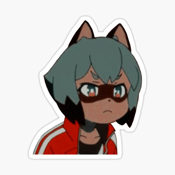 "BNA Michiru pout" Sticker for Sale by jennah-cheese | Redbubble