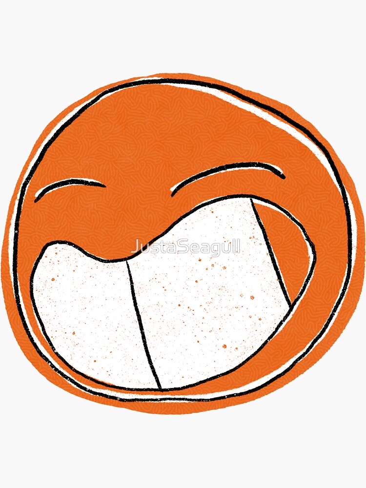 "Buck-tooth Smiley Face" Sticker for Sale by JustaSeagull | Redbubble