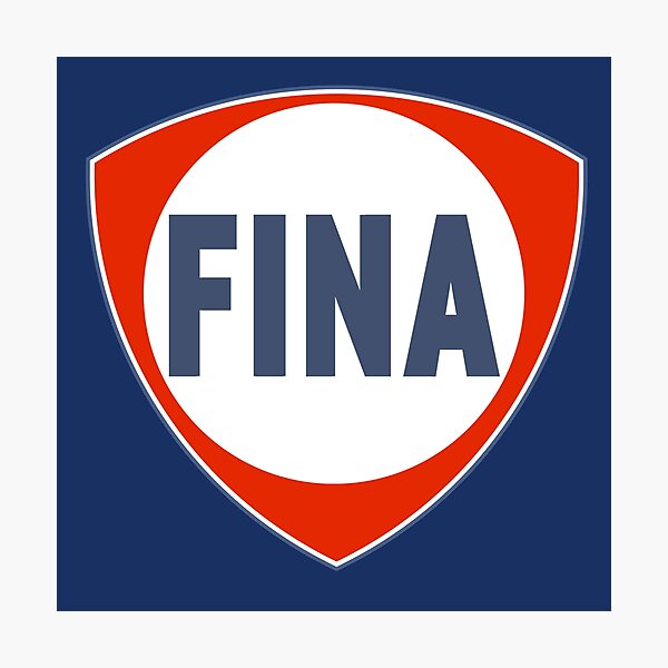 "Fina Racing Fuel Shirt, Sticker, Hoodie, Mask" Photographic Print by ...