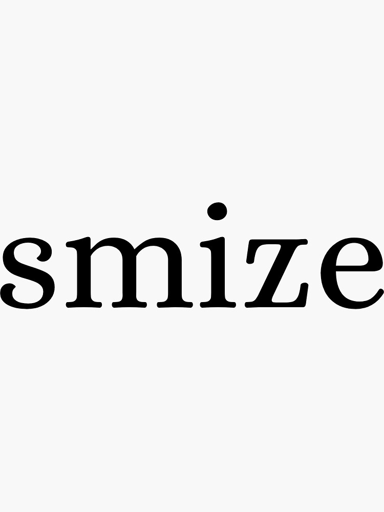 "smize face mask - smile with your eyes" Sticker for Sale by meowderino ...