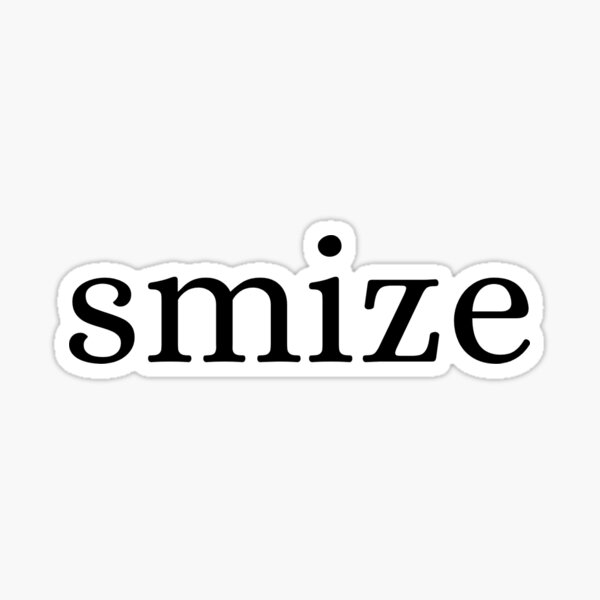 "smize face mask - smile with your eyes" Sticker for Sale by meowderino ...