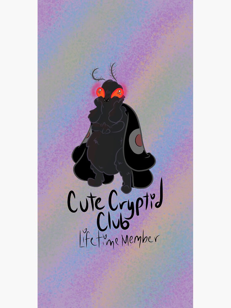 "Mothman - CUTE CRYPTID CLUB" Sticker for Sale by PhoebeTusku | Redbubble