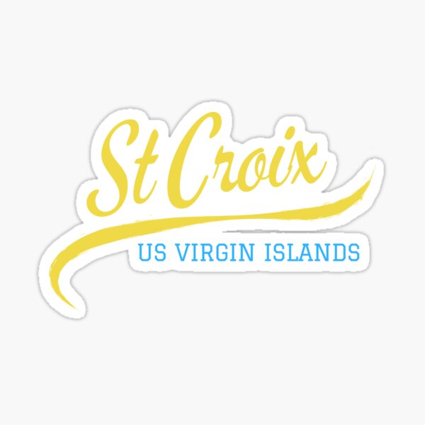"St. Croix" Sticker for Sale by Hybiscuscove | Redbubble