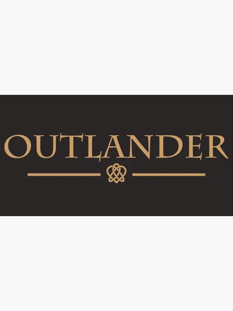 "Outlander Face Mask" Sticker by funlilstuff | Redbubble