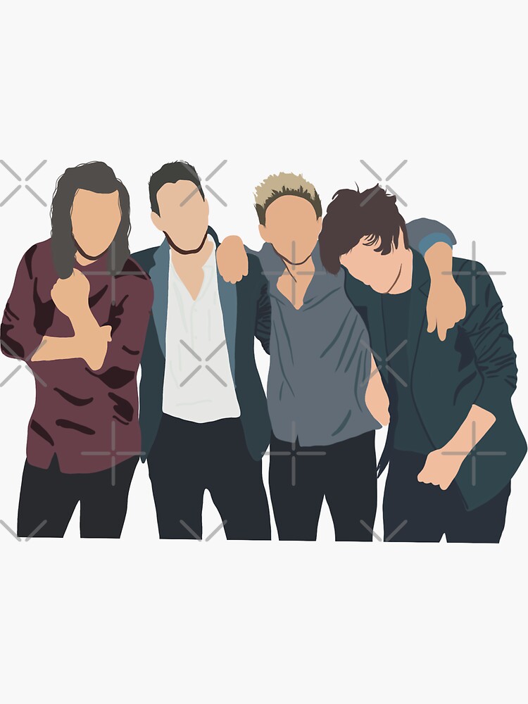 "One Direction Made In The AM Portrait Sticker" Sticker for Sale by ...