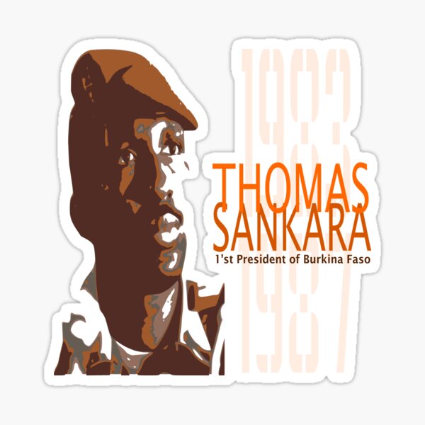 "Black Leaders Series - THOMAS SANKARA" Sticker for Sale by Konxious ...