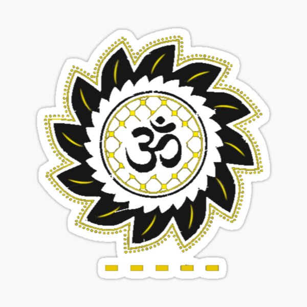 "Aum" Sticker by unfoldingodess | Redbubble