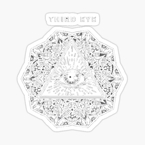 "Third eye" Sticker for Sale by unfoldingodess | Redbubble