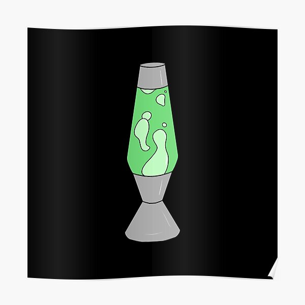 "Green Lava Lamp" Poster by PaulinaS | Redbubble