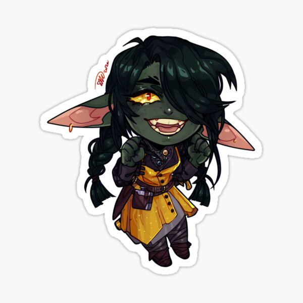 "Nott the Brave Chibi" Sticker for Sale by DoktorMonty | Redbubble
