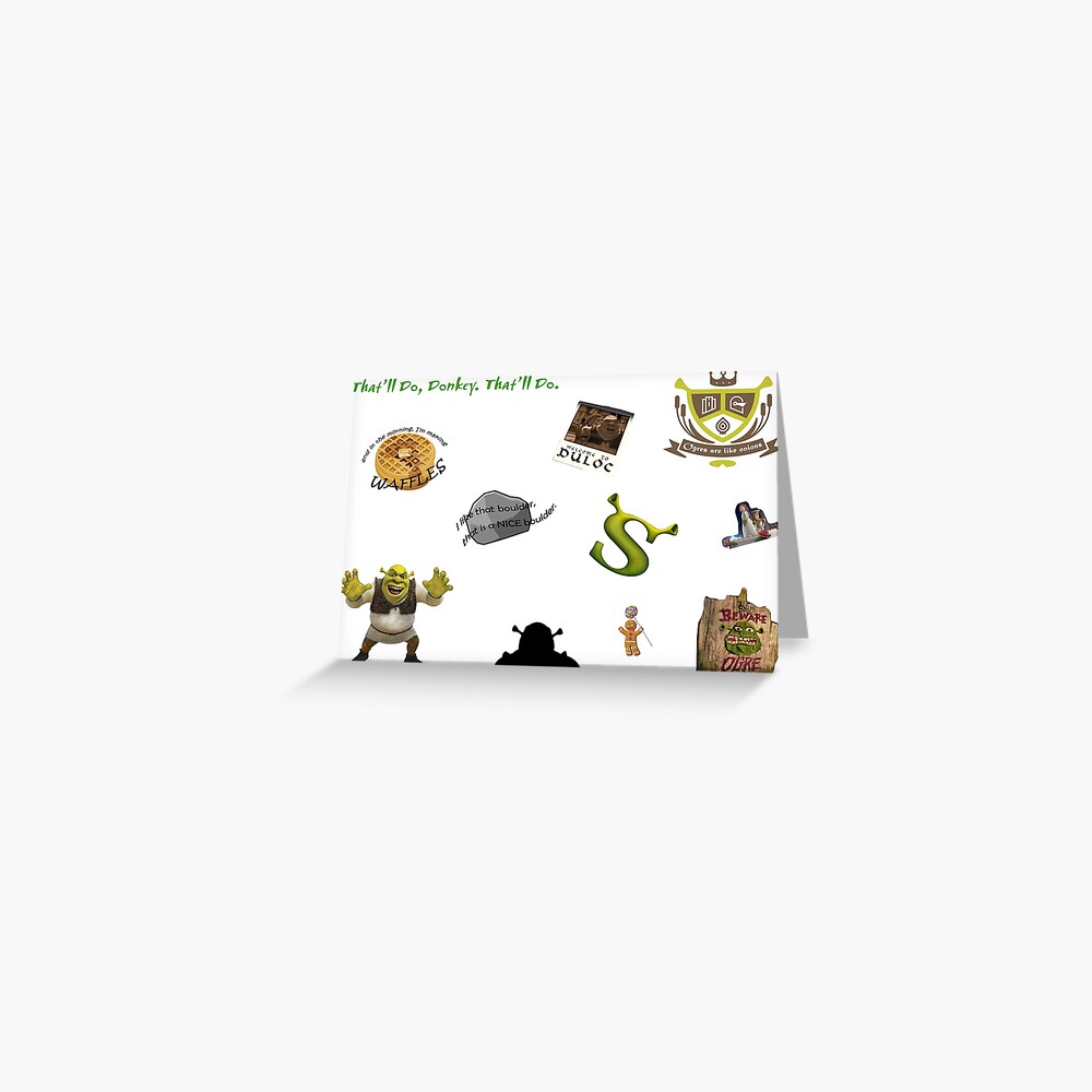 "Shrek Pack" Sticker for Sale by kkuehl8 | Redbubble