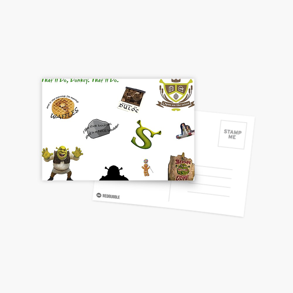 "Shrek Pack" Sticker for Sale by kkuehl8 | Redbubble