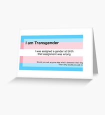 Transgender: Greeting Cards | Redbubble
