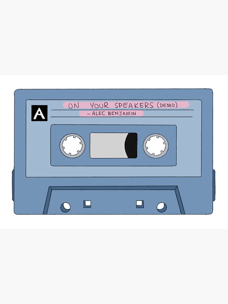 "On Your Speakers - Alec Benjamin" Sticker by cjdyee | Redbubble