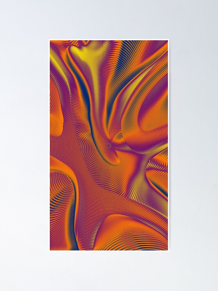 "Parametric texture design" Poster by Khanchoice | Redbubble