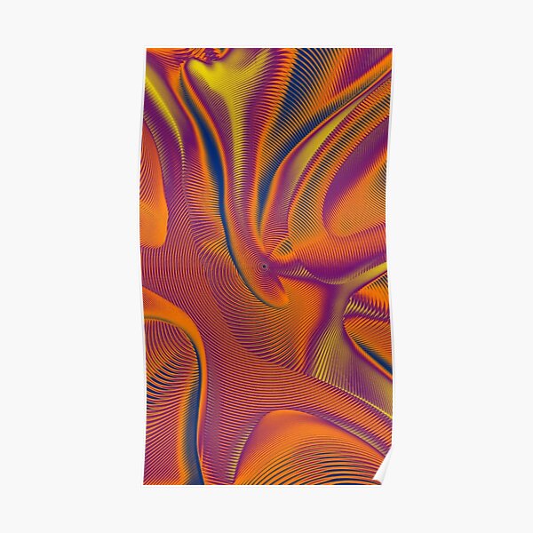 "Parametric texture design" Poster by Khanchoice | Redbubble