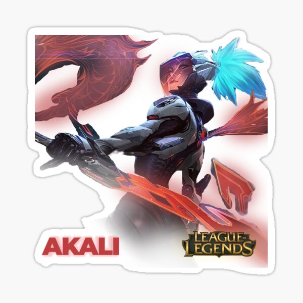 League Of Legends Akali Stickers | Redbubble