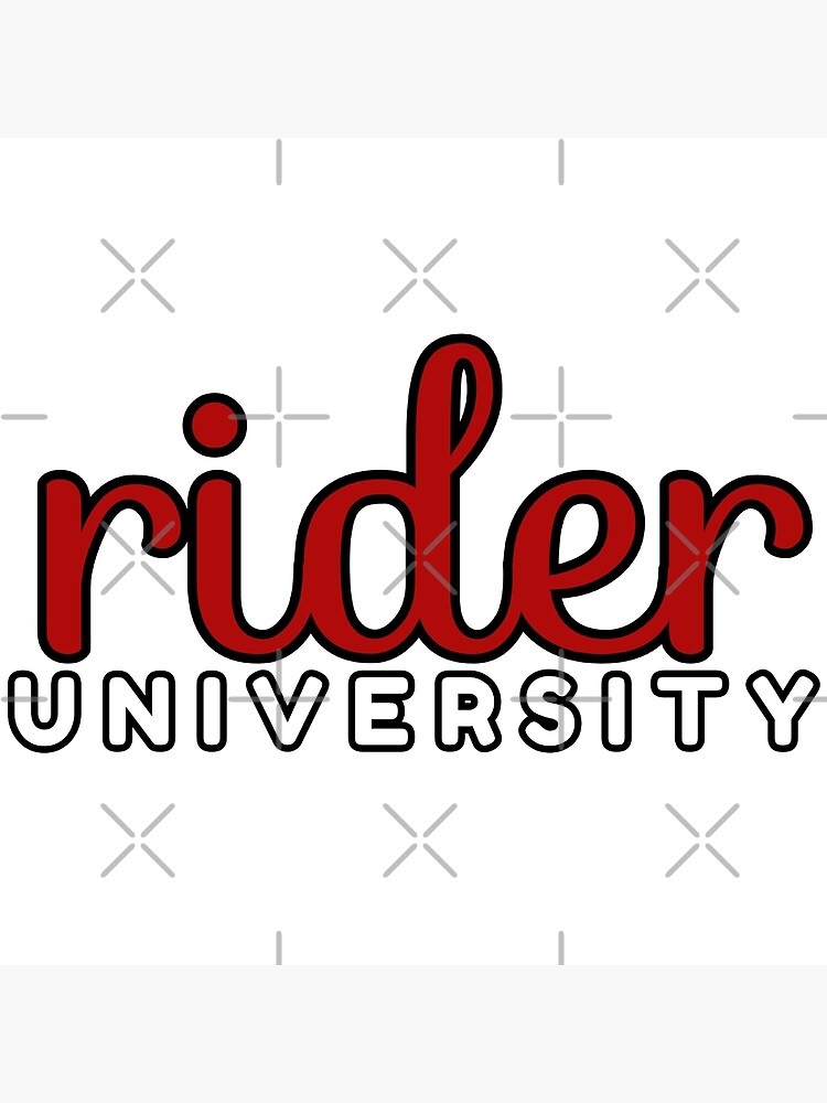 "rider university" Poster by danielleblack04 | Redbubble