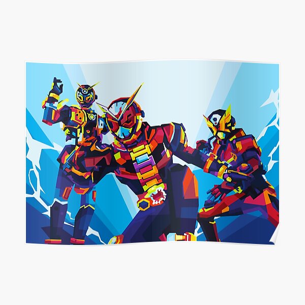 "Kamen Rider Zio Squad" Poster for Sale by desilutfiaa | Redbubble