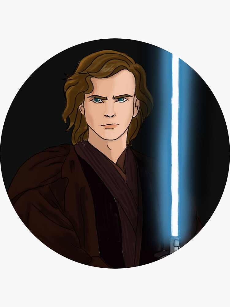 "Anakin" Sticker for Sale by ja9zama | Redbubble