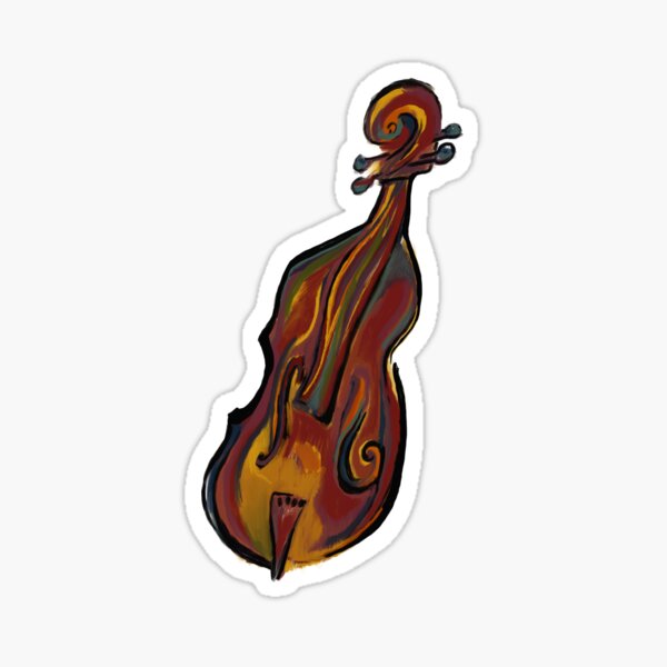 "Strings" Sticker for Sale by AshleyGrebe | Redbubble
