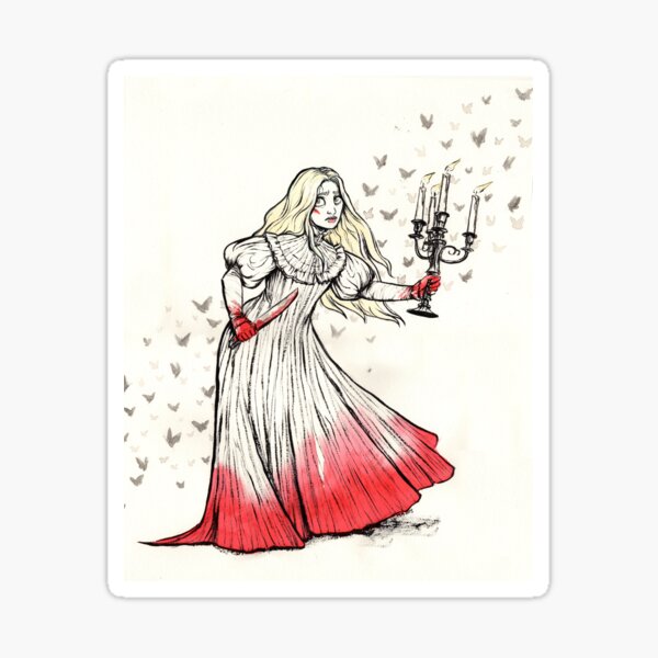 "Edith Escaping" Sticker for Sale by paradoxhorizon | Redbubble