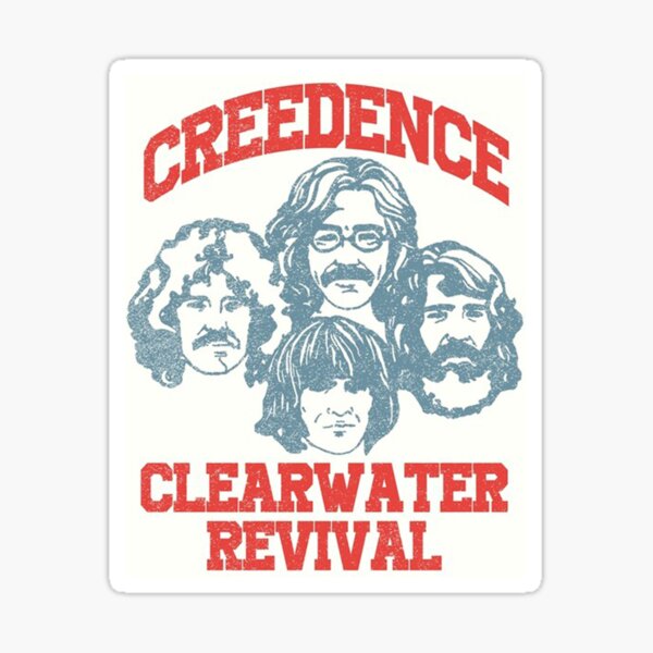 "Creedence Clearwater Revival" Sticker for Sale by ednaberwick | Redbubble