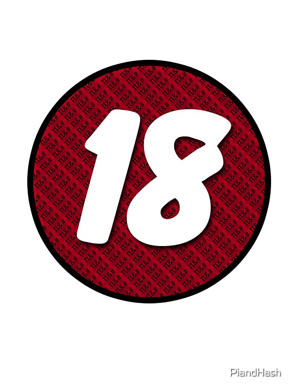 ""Rated 18"" Stickers by PiandHash | Redbubble