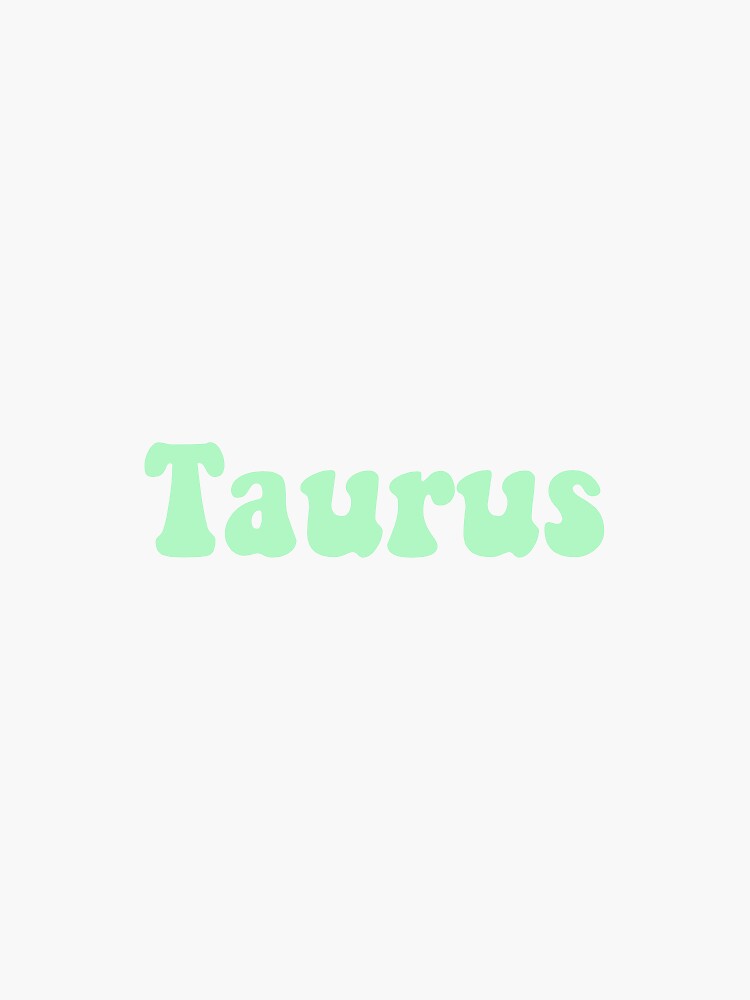 "Taurus sticker" Sticker by kahenzie | Redbubble