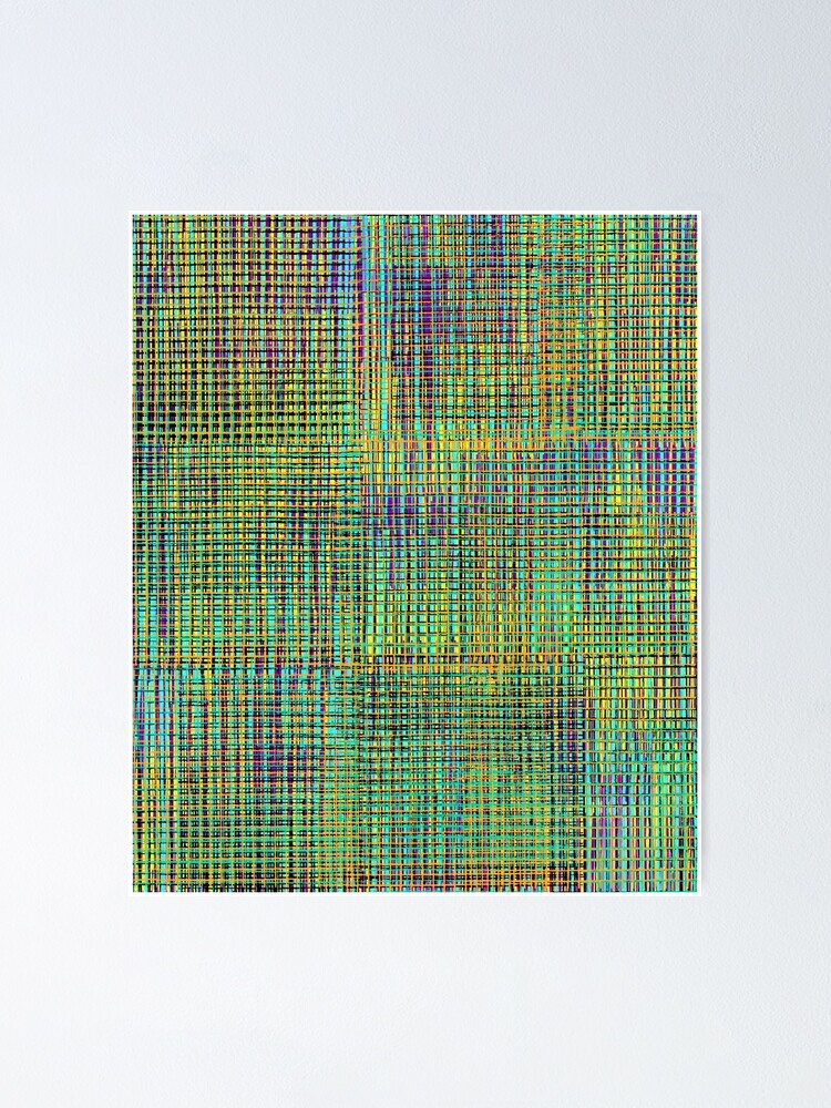 "Plastic Mesh" Poster by patternbug | Redbubble
