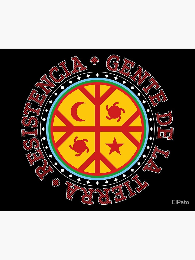 "Mapuche Chile South America RED Dot Text" Photographic Print by ElPato ...