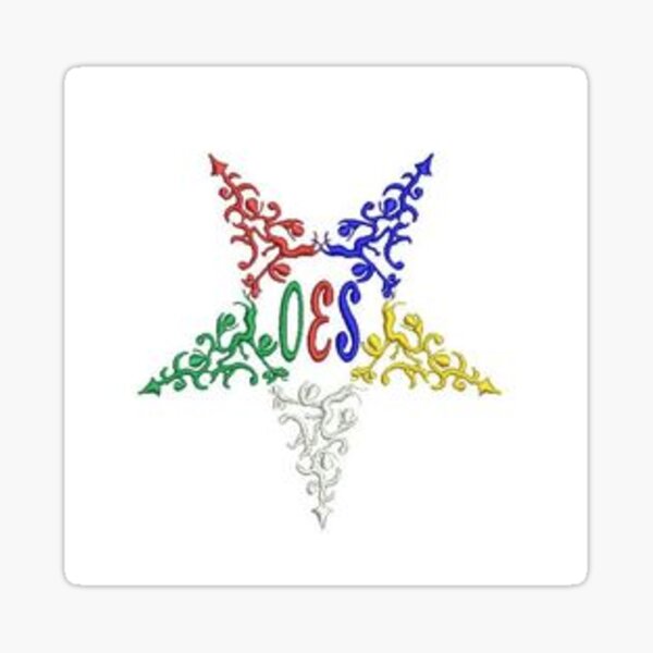 "OES design Star pattern" Sticker for Sale by Upscale7 | Redbubble
