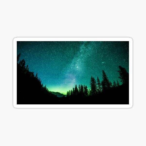 "Aurora Borealis aka Northern Lights" Sticker by borednomad | Redbubble