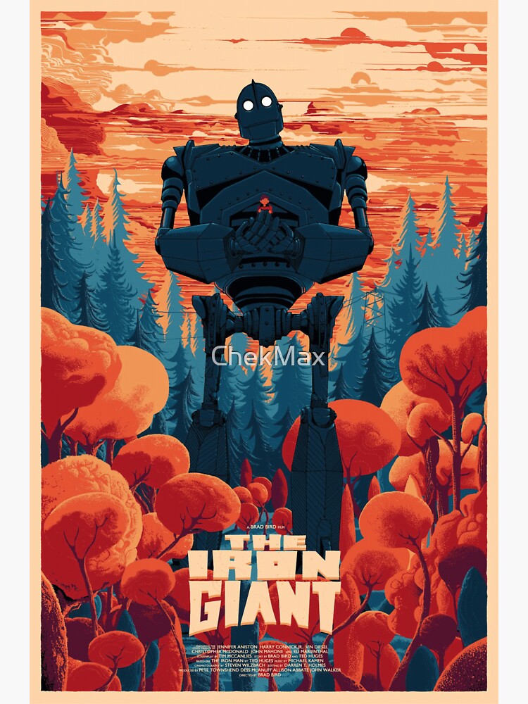 "The Iron Giant" Sticker for Sale by ChekMax | Redbubble