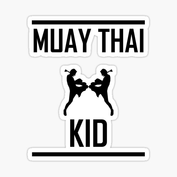 "Muay Thai Kid" Sticker by Jannis12 | Redbubble