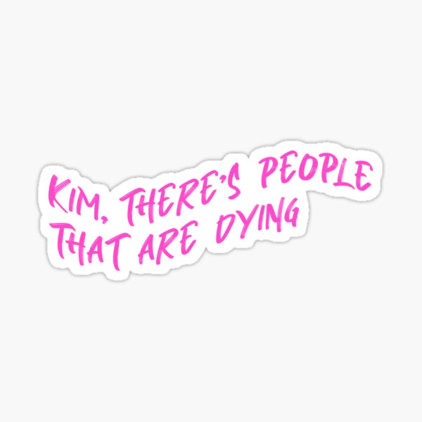 "Kim" Sticker for Sale by arkhipoff | Redbubble