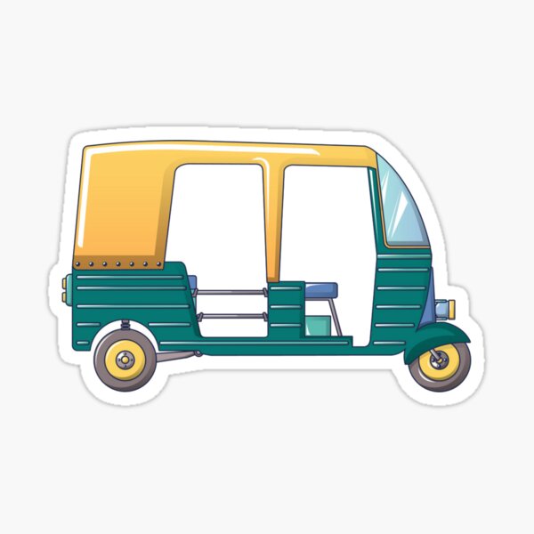 "Tuk Tuk" Sticker for Sale by chumpy7 | Redbubble