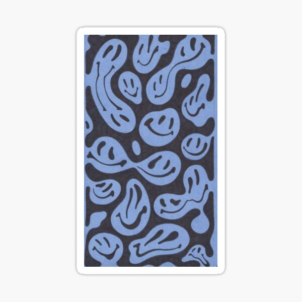 "Grunge Sticker Aesthetic Indie Alternative Smiley" Sticker by ...