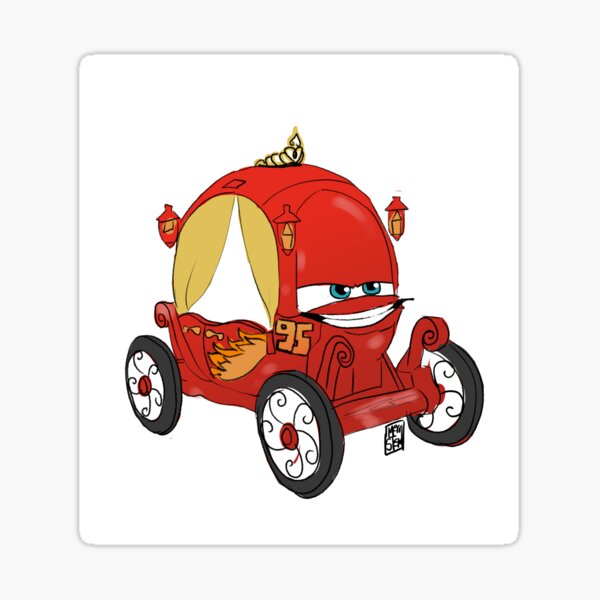 Lightning Mcprincess Sticker For Sale By Merri Stem Redbubble