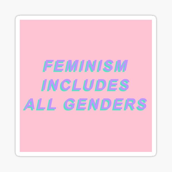 "Feminism" Sticker for Sale by wixenbb | Redbubble
