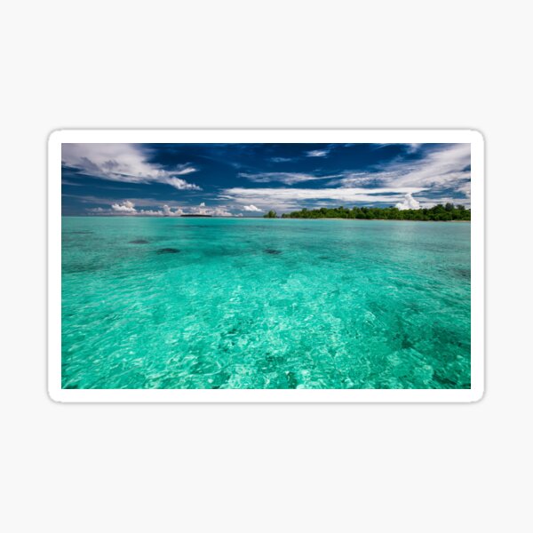 "Maldives Beach Poster" Sticker for Sale by karimanzein | Redbubble