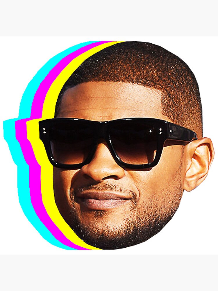 "Usher Sticker " Sticker by ShiiinkySenwa | Redbubble