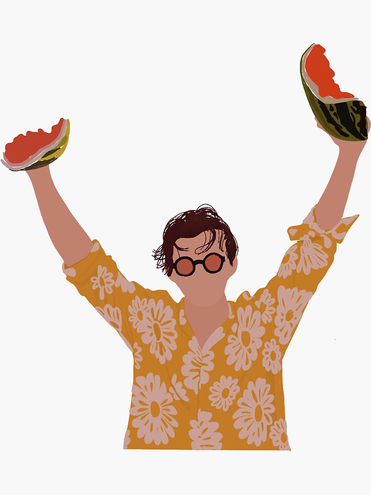 "Harry Styles watermelon sugar" Sticker by jetneefjes | Redbubble