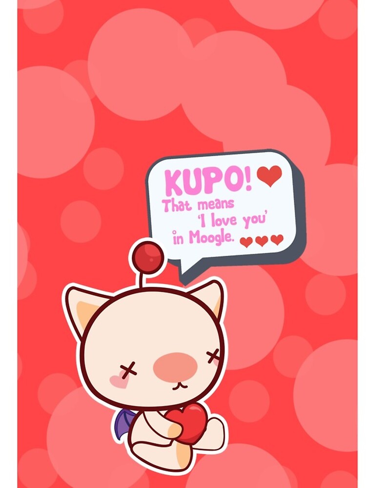 "Happy Moogle Valentines" iPhone Case for Sale by Berri-Blossom | Redbubble