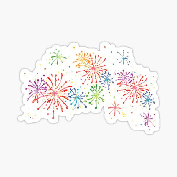 "Firecrackers" Sticker for Sale by VSFashions | Redbubble