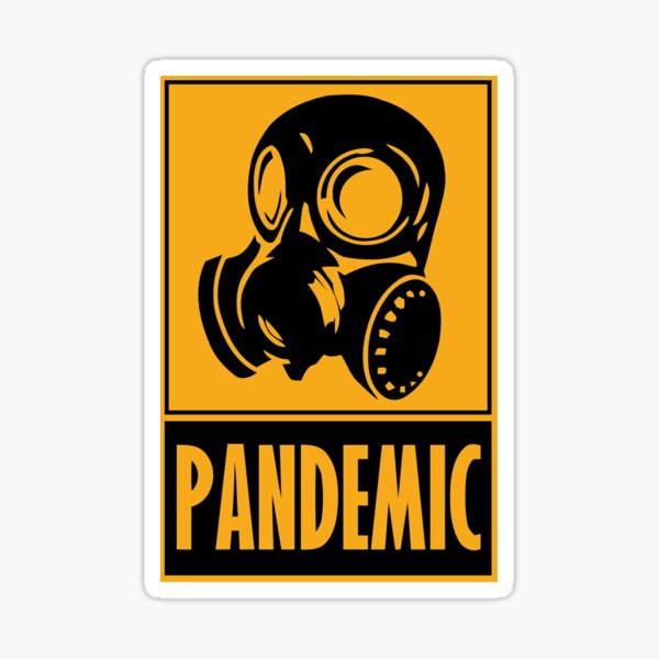 "Pandemic Official Logo" Sticker by mikey2468 | Redbubble