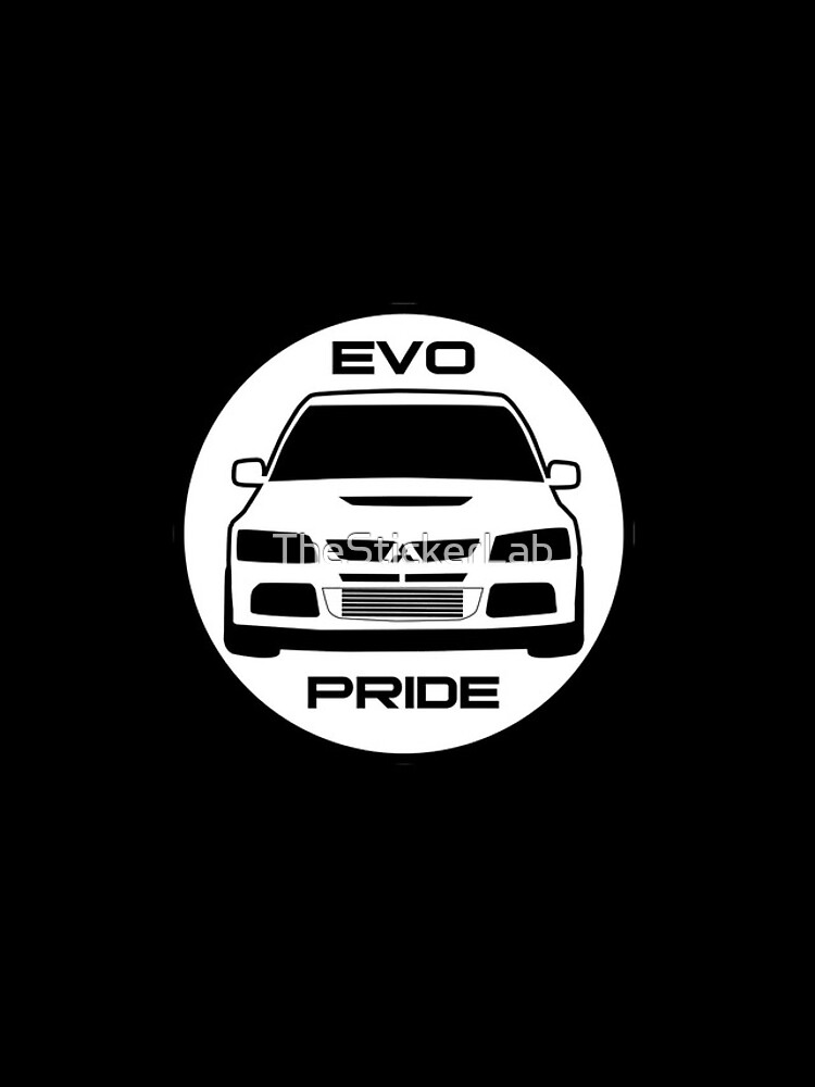 ""Evo Pride" - Mitsubishi Evolution VIII Sticker & Decal for Lancer ...