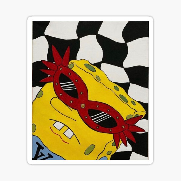 "SpongeBob" Sticker for Sale by mercedesmora12 | Redbubble