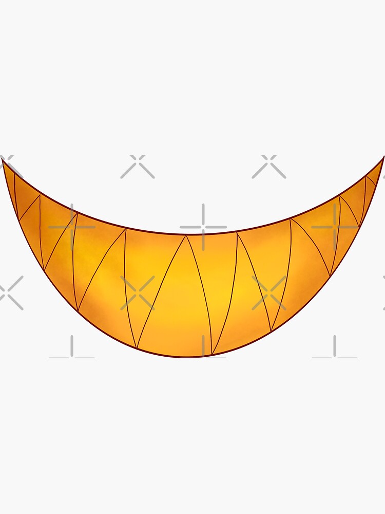 "Alastor's smile" Sticker for Sale by aaaxel | Redbubble